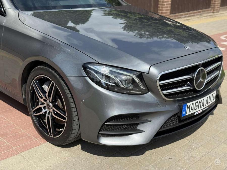 Grey Mercedes-Benz E 350 2017 in Marijampole, with an engine capacity of 2.99 L and mileage of 183 thousand km for 21650 €, photo 9 on AUTOMOTO.COM.LV