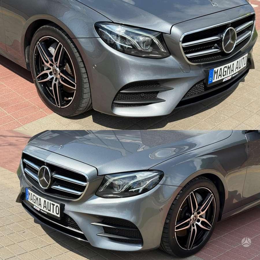 Grey Mercedes-Benz E 350 2017 in Marijampole, with an engine capacity of 2.99 L and mileage of 183 thousand km for 18999 €, photo 8 on AUTOMOTO.COM.LV