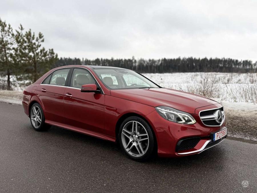 Sarkans Mercedes-Benz E 350 2016 Viļņa, ar dzinēja tilpumu 3.50 L un nobraukumu 116 tūkst. km par 17900 €, foto 16 vietnē AUTOMOTO.COM.LV