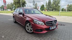 Sarkans Mercedes-Benz E 350 2016 Tauragė, ar dzinēja tilpumu 3.00 L un nobraukumu 310 tūkst. km par 10450 €, foto  vietnē AUTOMOTO.COM.LV