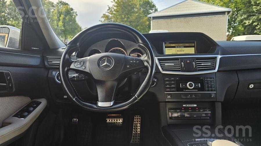 Mercedes-Benz E 350 2010 in Limbazi, with an engine capacity of 3.00 L and mileage of 321 thousand km for 6950 €, photo 15 on AUTOMOTO.COM.LV
