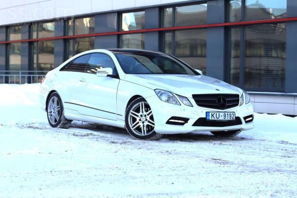 White Mercedes-Benz E 350 2009 in Riga, with an engine capacity of 3.00 L and mileage of 286 thousand km for 8880 €, photo 1 on AUTOMOTO.COM.LV