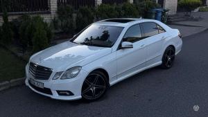 White Mercedes-Benz E 350 2010 in Vilnius, with an engine capacity of 2.99 L and mileage of 270 thousand km for 6950 €, photo 7 on AUTOMOTO.COM.LV