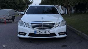 White Mercedes-Benz E 350 2010 in Vilnius, with an engine capacity of 2.99 L and mileage of 270 thousand km for 6950 €, photo 14 on AUTOMOTO.COM.LV