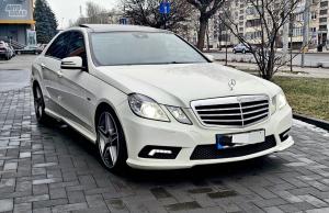 White Mercedes-Benz E 350 2011 in Vilnius, with an engine capacity of 3.00 L and mileage of 300 thousand km for 7700 €, photo 4 on AUTOMOTO.COM.LV