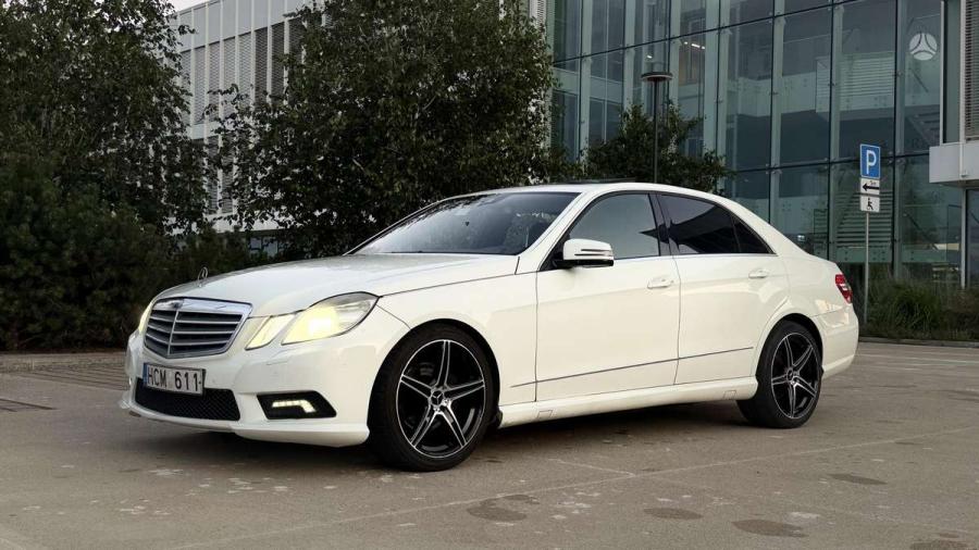 Balts Mercedes-Benz E 350 2011 Viļņa, ar dzinēja tilpumu 2.99 L un nobraukumu 280 tūkst. km par 6950 €, foto 11 vietnē AUTOMOTO.COM.LV