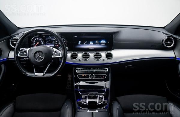 White Mercedes-Benz E 350 2018 in Tallinn, with an engine capacity of 2.00 L and mileage of 112 thousand km for 19999 €, photo 2 on AUTOMOTO.COM.LV