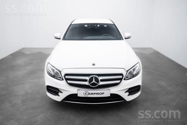 White Mercedes-Benz E 350 2018 in Tallinn, with an engine capacity of 2.00 L and mileage of 112 thousand km for 19999 €, photo 4 on AUTOMOTO.COM.LV