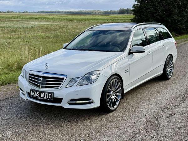 White Mercedes-Benz E 350 2011 in Vilkaviskis, with an engine capacity of 2.99 L and mileage of 333 thousand km for 7700 €, photo 1 on AUTOMOTO.COM.LV