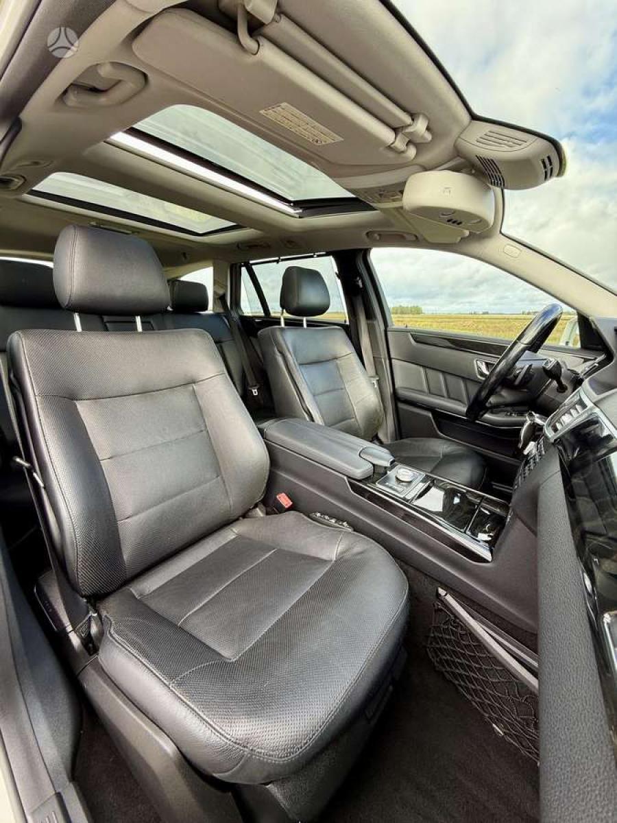 White Mercedes-Benz E 350 2011 in Vilkaviskis, with an engine capacity of 2.99 L and mileage of 333 thousand km for 7700 €, photo 24 on AUTOMOTO.COM.LV