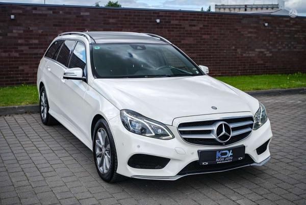 White Mercedes-Benz E 350 2014 in Marijampole, with an engine capacity of 2.99 L and mileage of 347 thousand km for 10450 €, photo 2 on AUTOMOTO.COM.LV