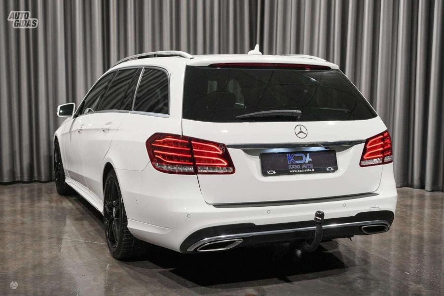 White Mercedes-Benz E 350 2015 in Marijampole, with an engine capacity of 3.00 L and mileage of 287 thousand km for 13550 €, photo 10 on AUTOMOTO.COM.LV