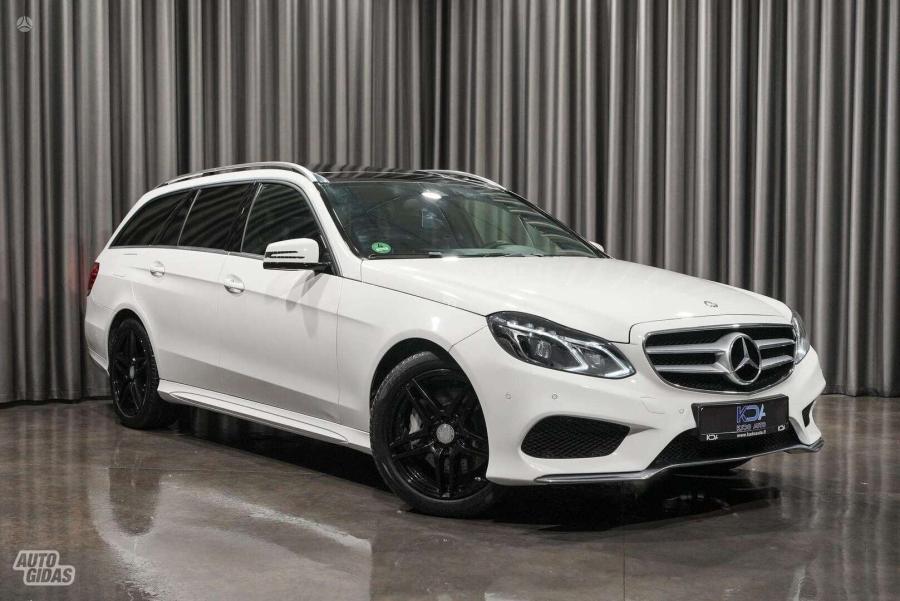 White Mercedes-Benz E 350 2015 in Marijampole, with an engine capacity of 3.00 L and mileage of 287 thousand km for 13150 €, photo 1 on AUTOMOTO.COM.LV