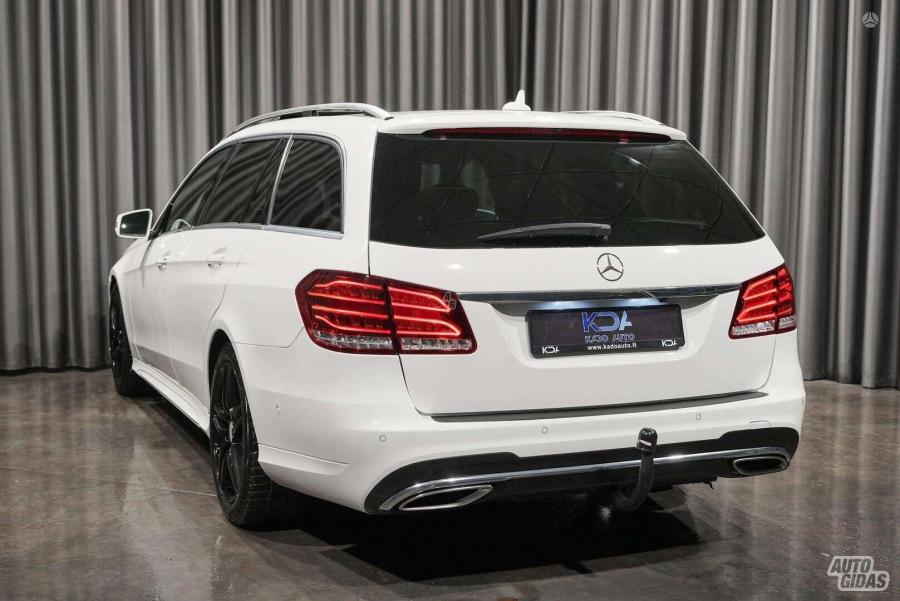 White Mercedes-Benz E 350 2015 in Marijampole, with an engine capacity of 3.00 L and mileage of 287 thousand km for 13150 €, photo 10 on AUTOMOTO.COM.LV