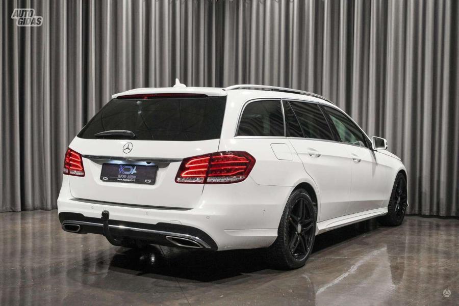 White Mercedes-Benz E 350 2015 in Marijampole, with an engine capacity of 3.00 L and mileage of 287 thousand km for 13150 €, photo 13 on AUTOMOTO.COM.LV