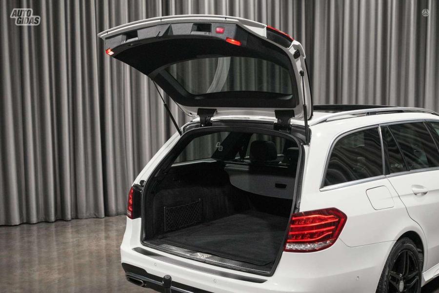 White Mercedes-Benz E 350 2015 in Marijampole, with an engine capacity of 3.00 L and mileage of 287 thousand km for 13150 €, photo 14 on AUTOMOTO.COM.LV