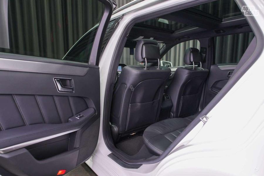 White Mercedes-Benz E 350 2015 in Marijampole, with an engine capacity of 3.00 L and mileage of 287 thousand km for 13150 €, photo 32 on AUTOMOTO.COM.LV