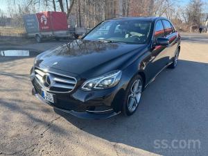 Black Mercedes-Benz E 400 2015 in Riga, with an engine capacity of 3.50 L and mileage of 12 thousand km for 35500 €, photo  on AUTOMOTO.COM.LV