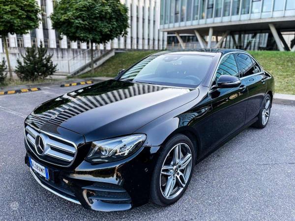 Black Mercedes-Benz E 400 2018 in Vilnius, with an engine capacity of 3.00 L and mileage of 253 thousand km for 20500 €, photo 1 on AUTOMOTO.COM.LV