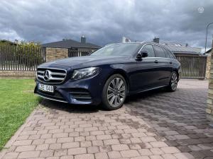 Blue Mercedes-Benz E 400 2017 in Kaunas, with an engine capacity of 3.50 L and mileage of 180 thousand km for 19900 €, photo  on AUTOMOTO.COM.LV
