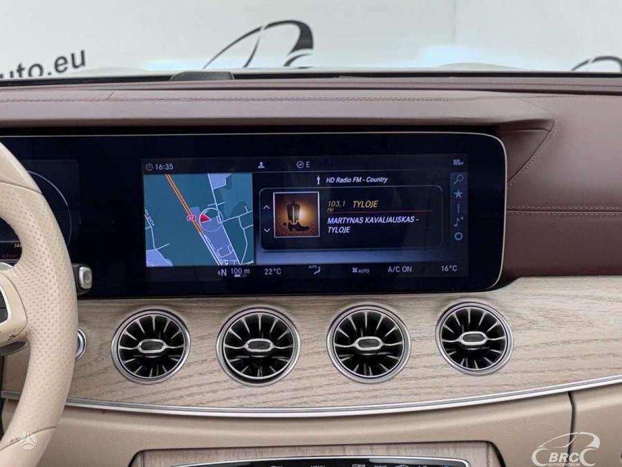 Brown Mercedes-Benz E 400 2018 in Vilnius, with an engine capacity of 3.00 L and mileage of 104 thousand km for 29000 €, photo 16 on AUTOMOTO.COM.LV