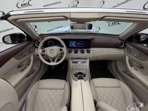 Brown Mercedes-Benz E 400 2018 in Vilnius, with an engine capacity of 3.00 L and mileage of 104 thousand km for 29000 €, photo 4 on AUTOMOTO.COM.LV