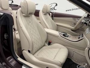 Brown Mercedes-Benz E 400 2018 in Vilnius, with an engine capacity of 3.00 L and mileage of 104 thousand km for 29000 €, photo 10 on AUTOMOTO.COM.LV