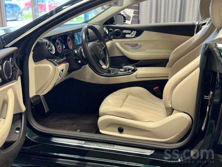 Zaļš Mercedes-Benz E 400 2018 Rīga, ar dzinēja tilpumu 3.00 L un nobraukumu 50 tūkst. km par 34500 €, foto 9 vietnē AUTOMOTO.COM.LV