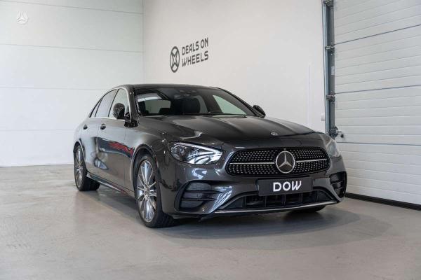 Grey Mercedes-Benz E 400 2021 in Vilnius, with an engine capacity of 2.93 L and mileage of 105 thousand km for 41900 €, photo 1 on AUTOMOTO.COM.LV