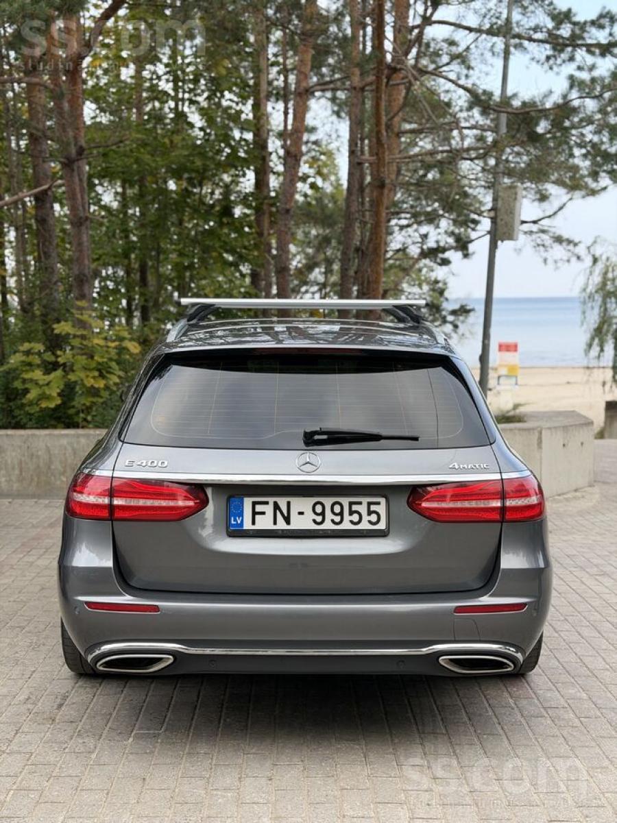 Pelēks Mercedes-Benz E 400 2018 Jūrmala, ar dzinēja tilpumu 3.50 L un nobraukumu 264 tūkst. km par 24950 €, foto 3 vietnē AUTOMOTO.COM.LV