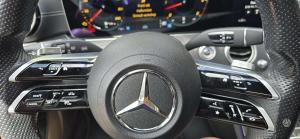 Grey Mercedes-Benz E 400 2021 in Vilnius, with an engine capacity of 3.00 L and mileage of 184 thousand km for 25800 €, photo 22 on AUTOMOTO.COM.LV