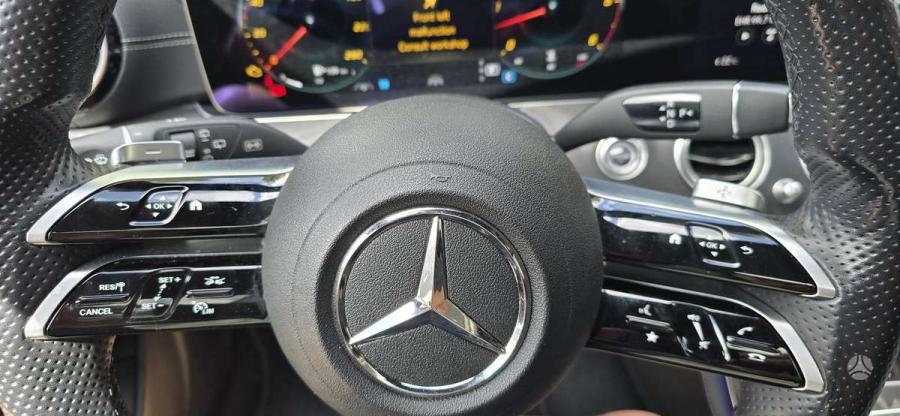 Grey Mercedes-Benz E 400 2021 in Vilnius, with an engine capacity of 3.00 L and mileage of 184 thousand km for 25800 €, photo 22 on AUTOMOTO.COM.LV