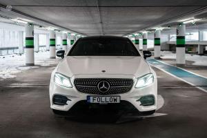 White Mercedes-Benz E 400 2017 in Vilnius, with an engine capacity of 3.00 L and mileage of 150 thousand km for 29500 €, photo 2 on AUTOMOTO.COM.LV