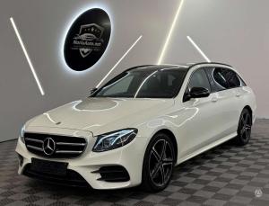 White Mercedes-Benz E 400 2019 in Marijampole, with an engine capacity of 2.93 L and mileage of 131 thousand km for 22999 €, photo 9 on AUTOMOTO.COM.LV