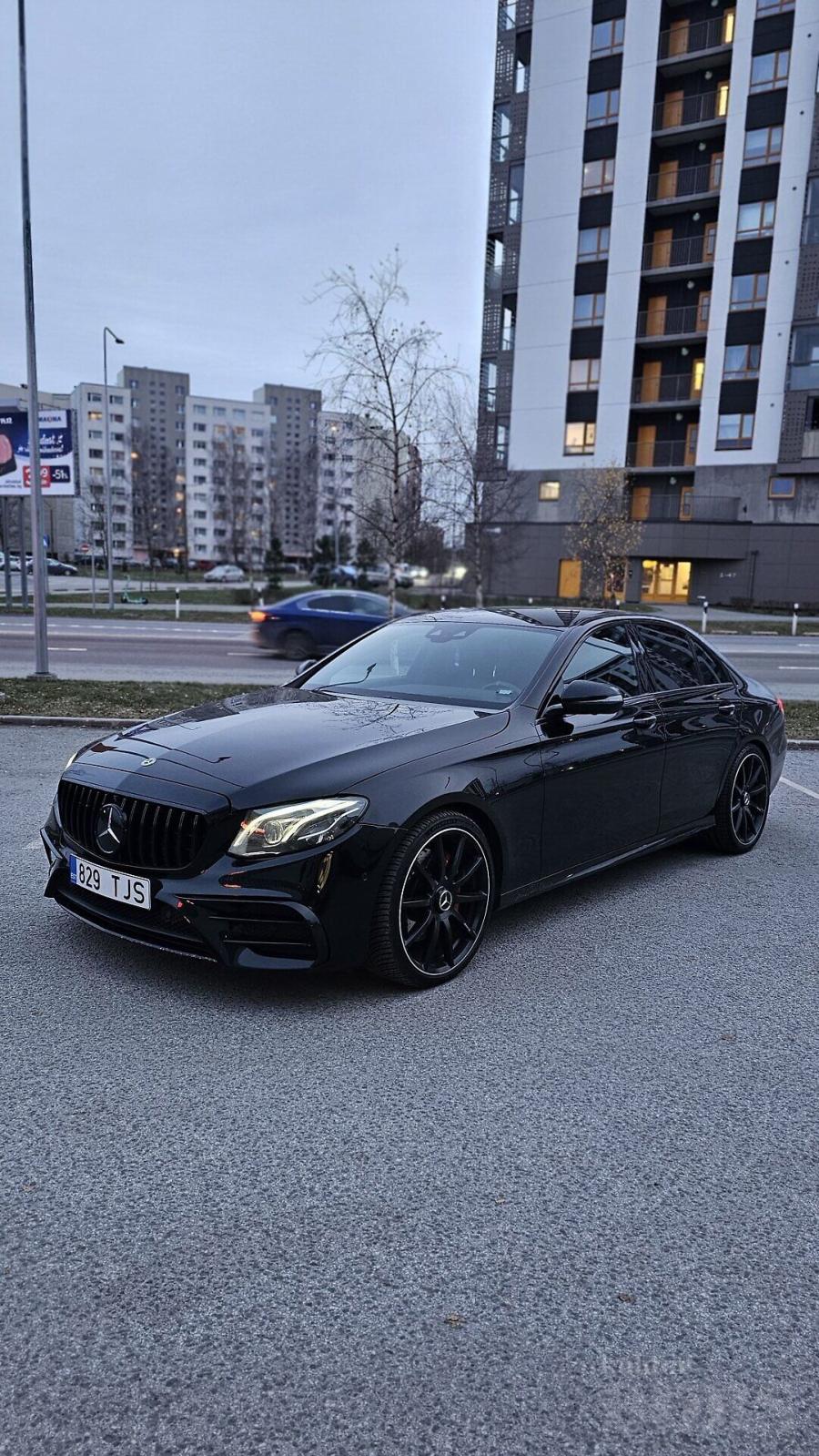 Black Mercedes-Benz e-43-amg 2017 in Tallinn, with an engine capacity of 3.00 L and mileage of 0 thousand km for 32999 €, photo 2 on AUTOMOTO.COM.LV