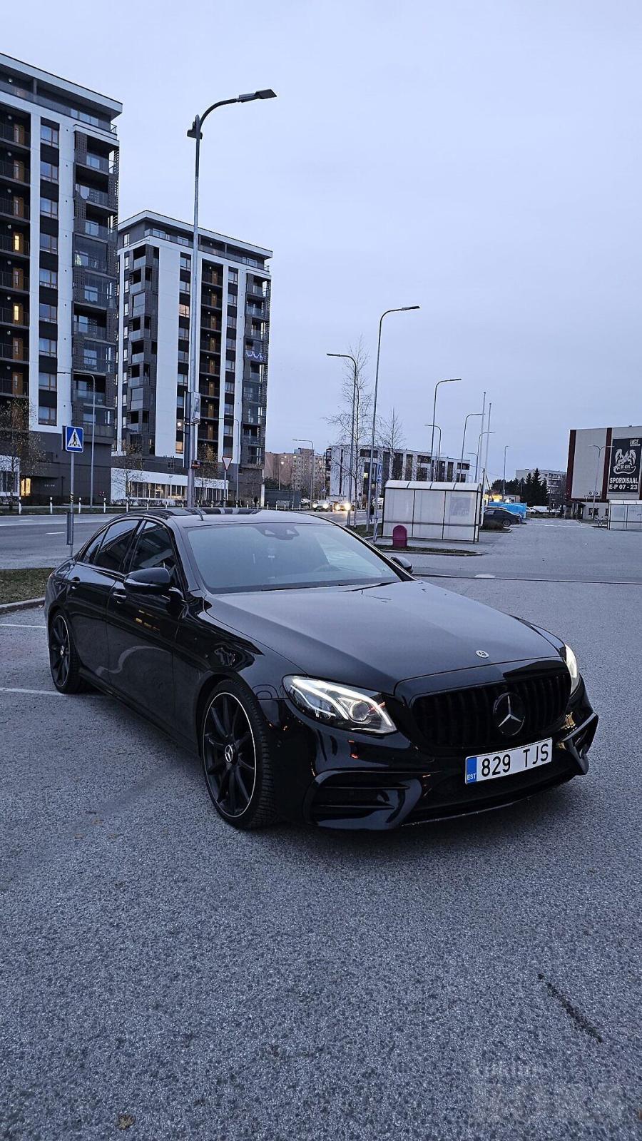 Black Mercedes-Benz e-43-amg 2017 in Tallinn, with an engine capacity of 3.00 L and mileage of 0 thousand km for 32999 €, photo 3 on AUTOMOTO.COM.LV