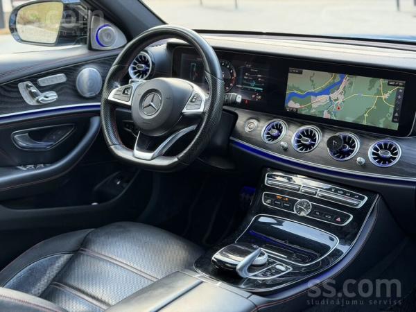 Black Mercedes-Benz e-43-amg 2017 in Ogre, with an engine capacity of 3.00 L and mileage of 208 thousand km for 33000 €, photo 7 on AUTOMOTO.COM.LV