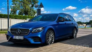 Blue Mercedes-Benz e-43-amg 2017 in Riga, with an engine capacity of 3.00 L and mileage of 215 thousand km for 34500 €, photo 7 on AUTOMOTO.COM.LV