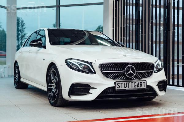 Белый Мерседес e-43-amg 2018 в Рига, объемом двигателя 3.00 л и пробегом 116 тыс. км за 36600 €, фото 1 на AUTOMOTO.COM.LV