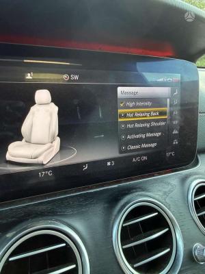 White Mercedes-Benz e-43-amg 2018 in Vilnius, with an engine capacity of 3.00 L and mileage of 107 thousand km for 31500 €, photo 13 on AUTOMOTO.COM.LV