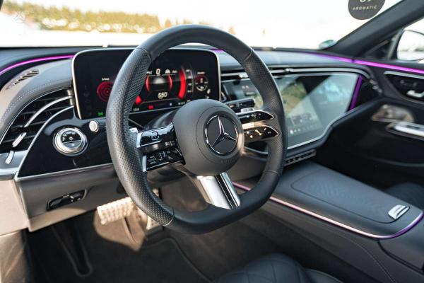 Melns Mercedes-Benz E 450 2024 Klaipėda, ar dzinēja tilpumu 3.00 L un nobraukumu 8 tūkst. km par 65000 €, foto 9 vietnē AUTOMOTO.COM.LV