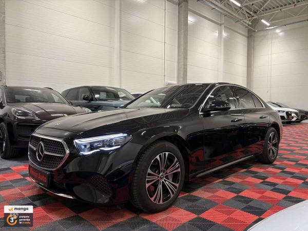 Black Mercedes-Benz E 450 2025 in Vilnius, with an engine capacity of 2.99 L and mileage of 7 thousand km for 62999 €, photo 1 on AUTOMOTO.COM.LV