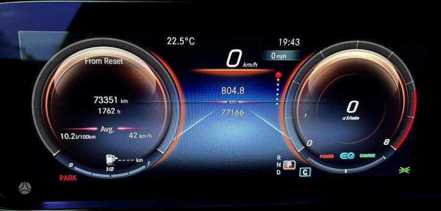 Grey Mercedes-Benz E 450 2021 in Kaunas, with an engine capacity of 3.00 L and mileage of 77 thousand km for 32900 €, photo 16 on AUTOMOTO.COM.LV