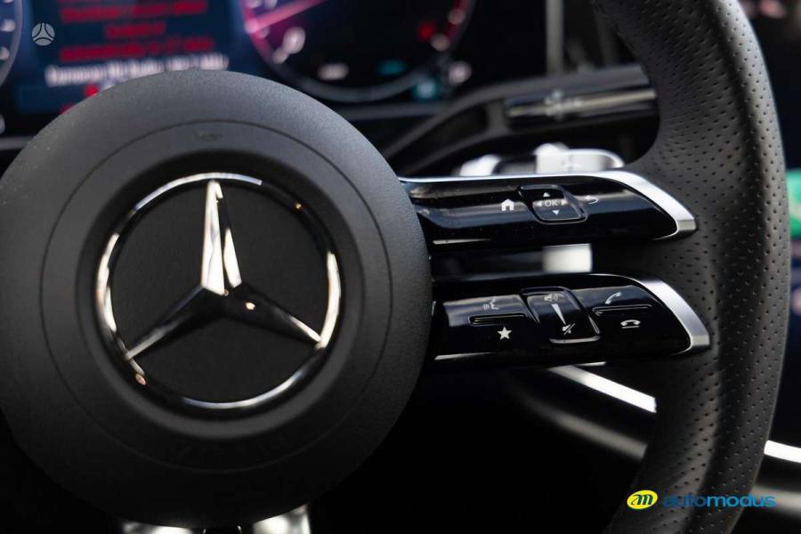 Grey Mercedes-Benz E 450 2024 in Vilnius, with an engine capacity of 3.00 L and mileage of 35 thousand km for 74990 €, photo 21 on AUTOMOTO.COM.LV