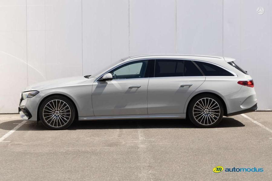 Grey Mercedes-Benz E 450 2024 in Vilnius, with an engine capacity of 3.00 L and mileage of 35 thousand km for 74990 €, photo 29 on AUTOMOTO.COM.LV