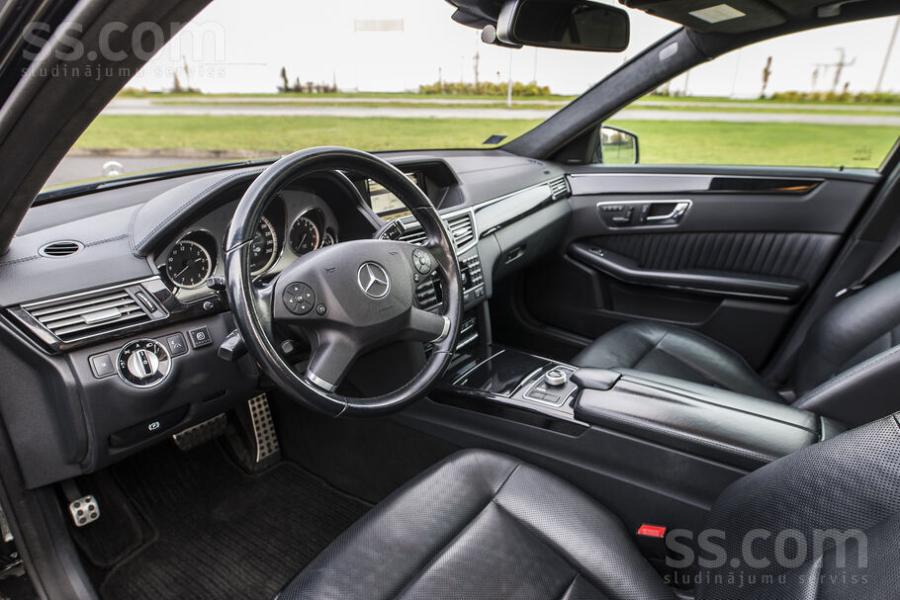 Melns Mercedes-Benz e-500 2009 Rīga, ar dzinēja tilpumu 5.50 L un nobraukumu 375 tūkst. km par 9500 €, foto 8 vietnē AUTOMOTO.COM.LV