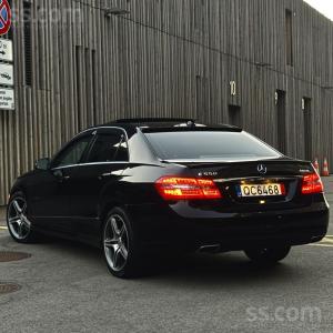 Black Mercedes-Benz e-500 2011 in Riga, with an engine capacity of 5.00 L and mileage of 232 thousand km for 9350 €, photo 8 on AUTOMOTO.COM.LV