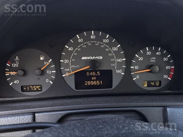 Mercedes-Benz e-55-amg 1999 in Jurmala, with an engine capacity of 5.40 L and mileage of 289 thousand km for 25000 €, photo 9 on AUTOMOTO.COM.LV
