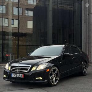 Черный Мерседес E 550 2011 в Рига, объемом двигателя 5.00 л и пробегом 234 тыс. км за 8950 €, фото  на AUTOMOTO.COM.LV