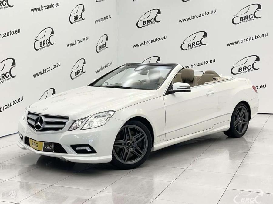 White Mercedes-Benz E 550 2011 in Vilnius, with an engine capacity of 5.46 L and mileage of 290 thousand km for 10500 €, photo 3 on AUTOMOTO.COM.LV